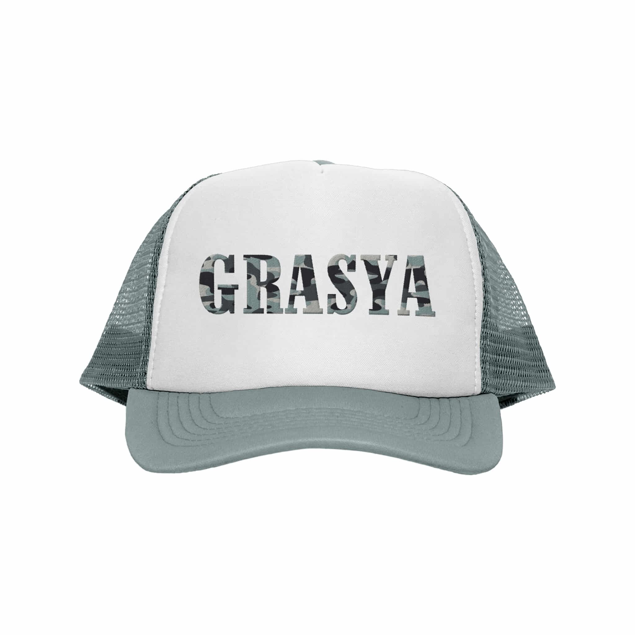 CAMOU TRUCKER CAP – Grasya Worldwide